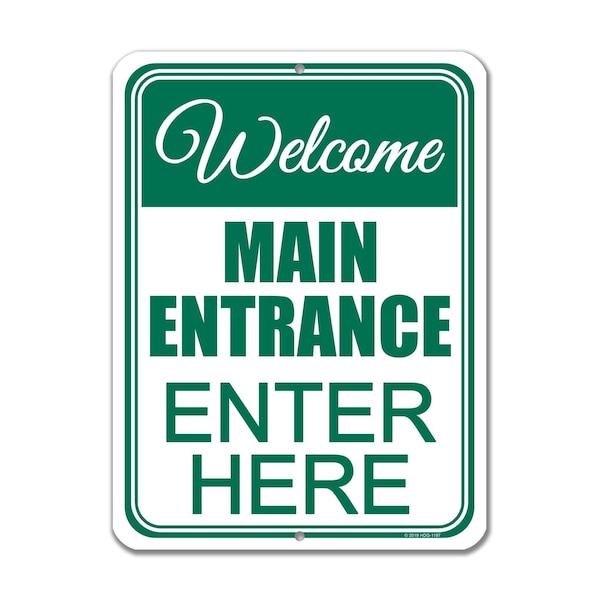 Enter Here Sign - Etsy