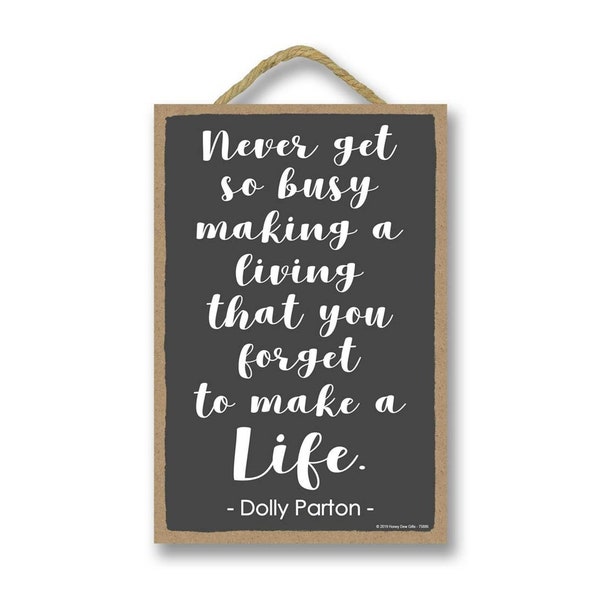 Never Get so Busy - Etsy