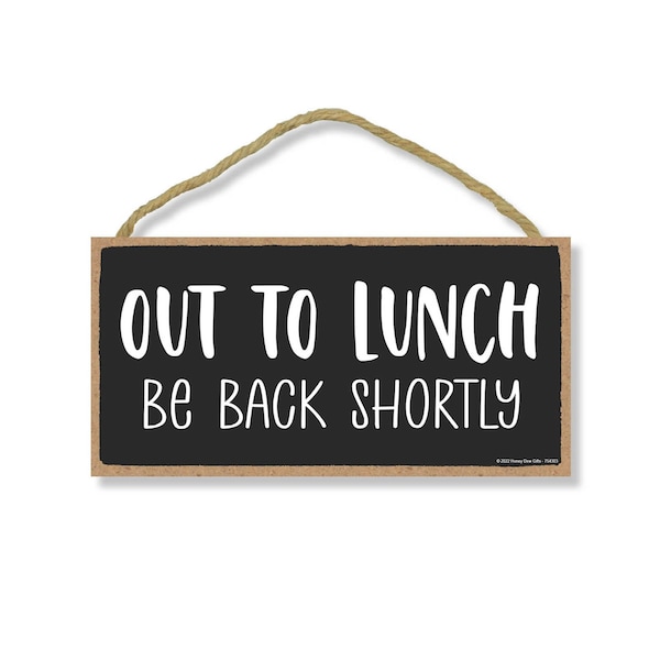 Be Back Shortly Sign - Etsy