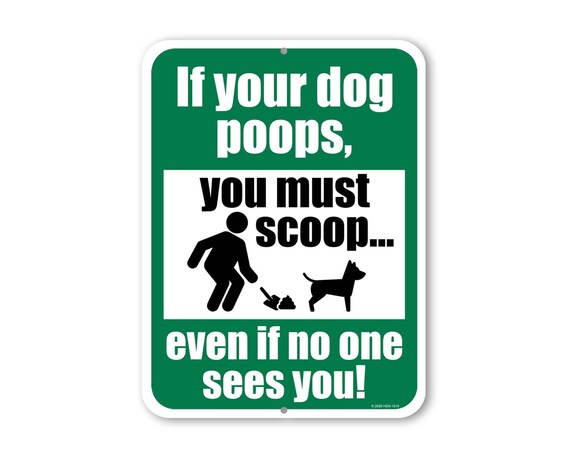Dog Shit Sign