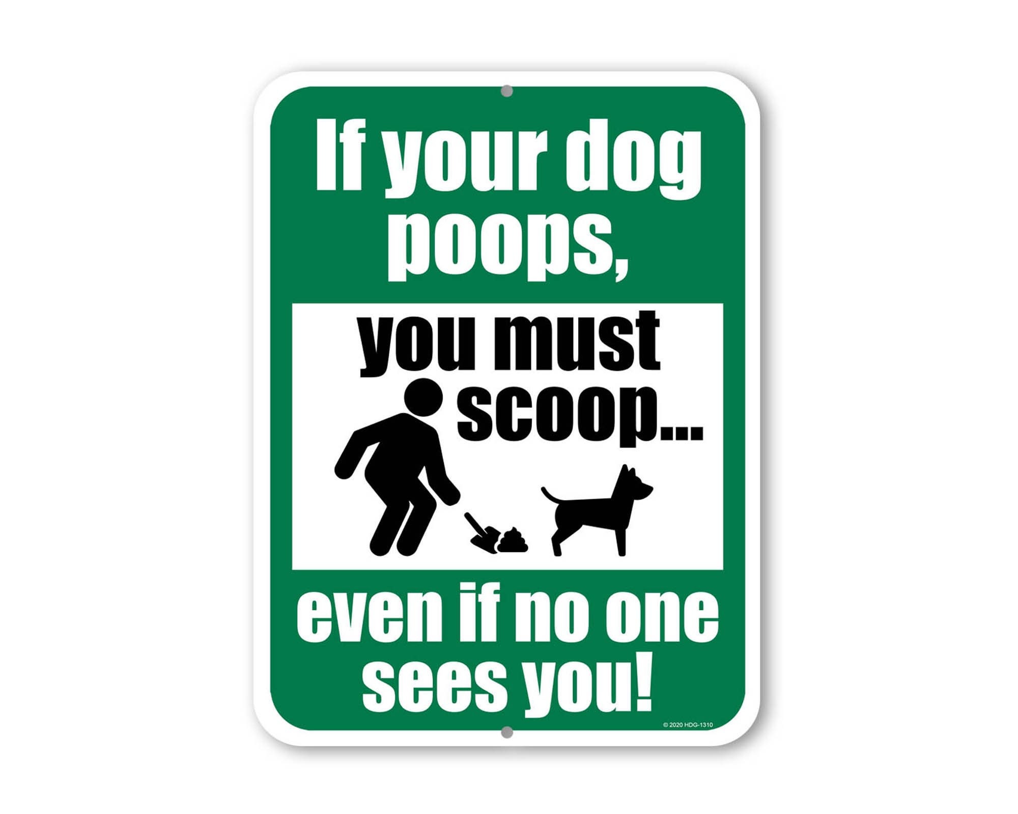 Funny No Dog Poop Sign