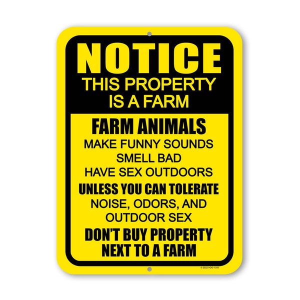Property Notice Sign - Etsy
