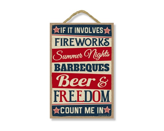 Honey Dew Gifts Patriotic Wooden Signs If It Involves - Etsy