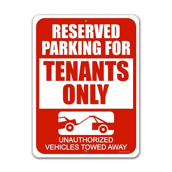 Parking Tenants Only Sign - Etsy