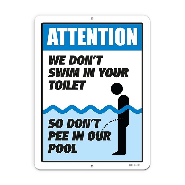 Funny Pool Signs - Etsy