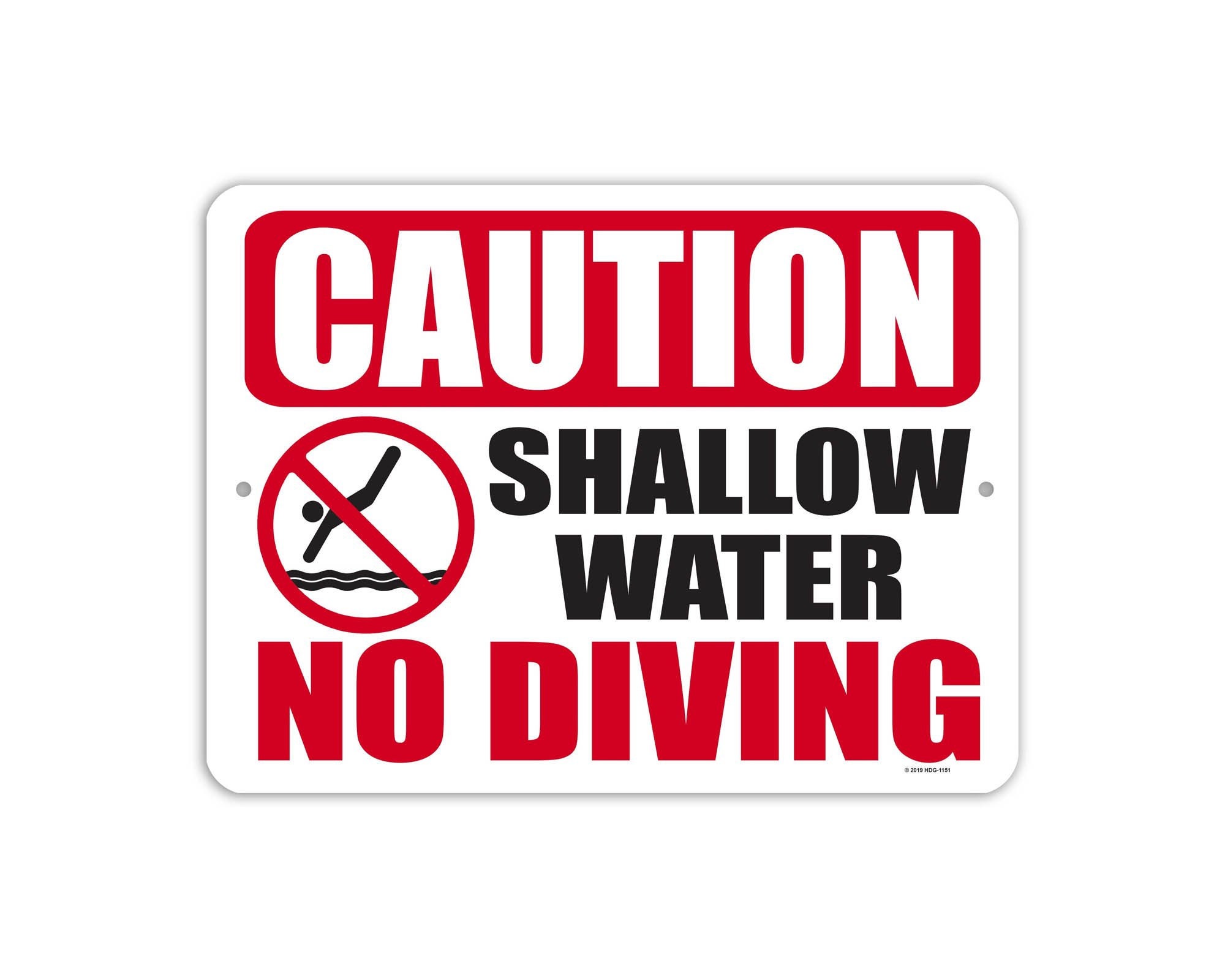 Shallow Pool Sign