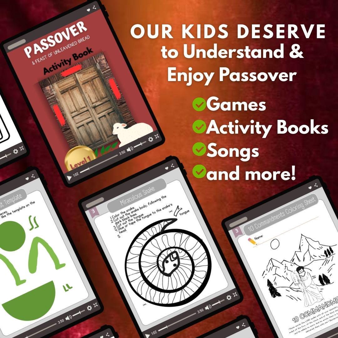 Level 2 | Passover Unit Plan | Bible-based Activities, Games, Crafts ...