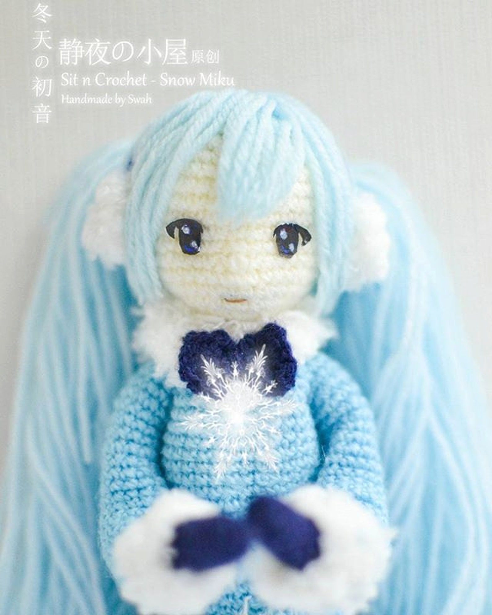 Snow Hatsune Miku Pattern | Etsy UK