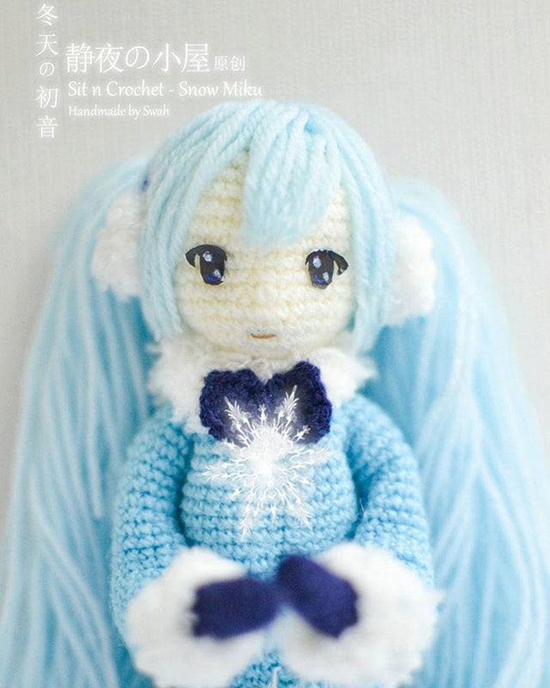 Snow Hatsune Miku Pattern | Etsy UK
