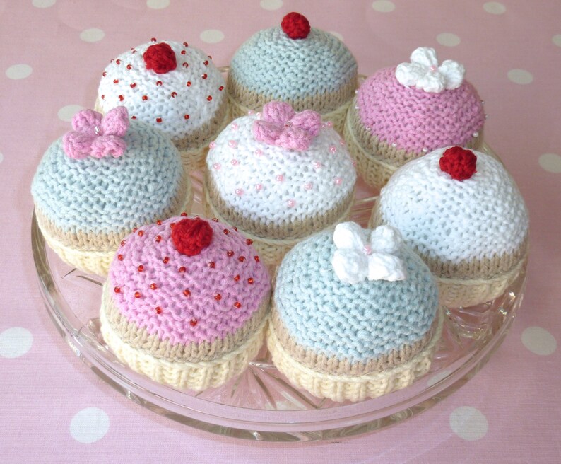 Cupcake Knitting Pattern Instant pdf Download Apple and | Etsy Cupcake Knitting Pattern Instant pdf Download Apple and | Etsy