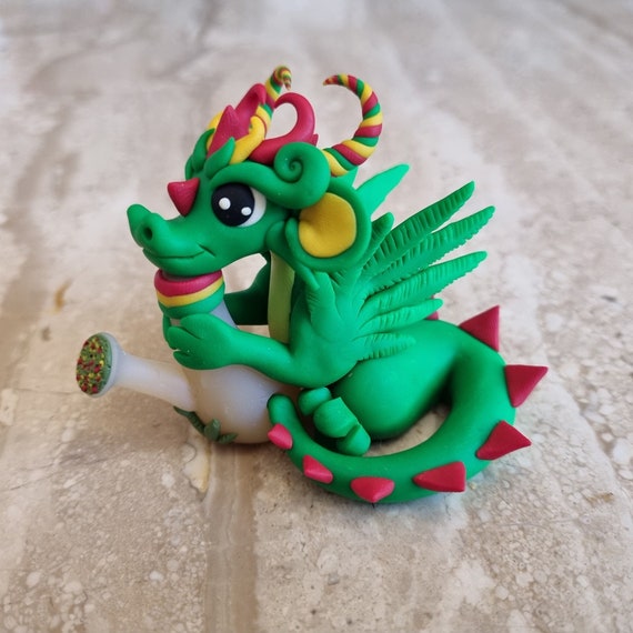 Bongo Dragon Figurine Weed Dragon Sculpture Smoking Dragon - Etsy
