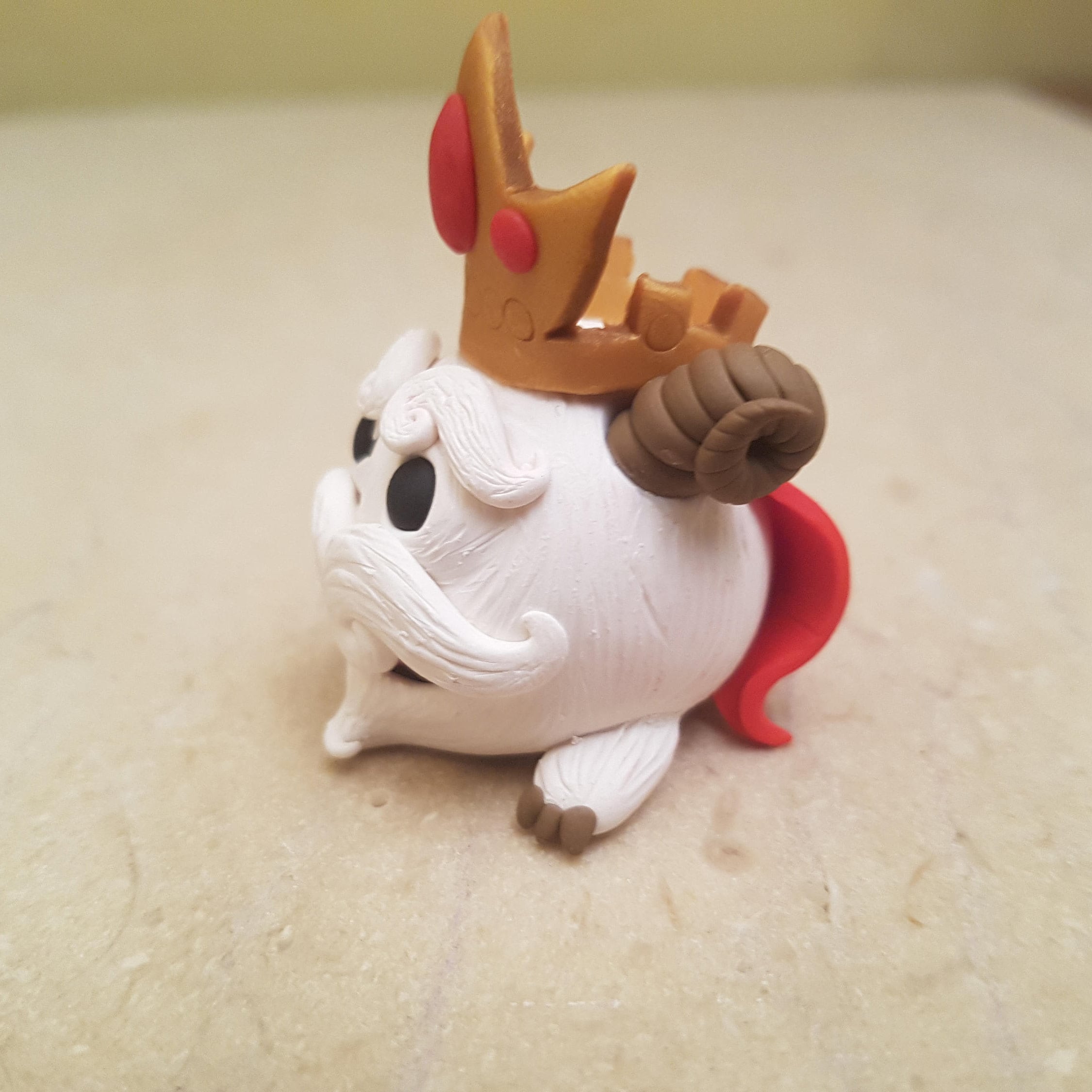 King Poro From League of Legends, Handmade Poro Sculpture, Original ...