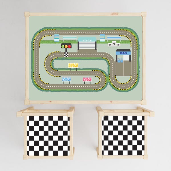 Train Table Decal - Etsy