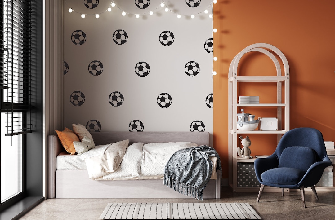 Football Wall Stickers for Kids Wall Stickers Football Decor for Boys ...