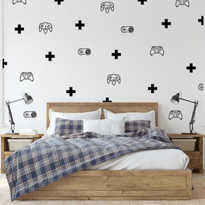 Gaming Wall Stickers/ Teenage Boys Decals / Games Control / Fake ...