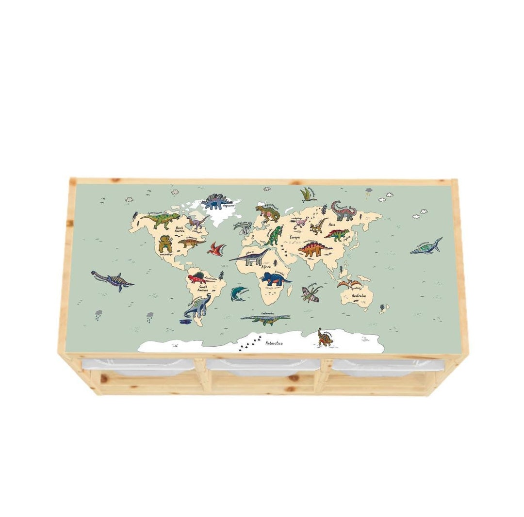 Storage Stickers for Trofast Decals, Animal Trofast Furniture Stickers ...