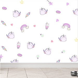 Kawaii Wall Decor, Cute Japanese Wall Decals, Kawaii Stickers for Girls ...