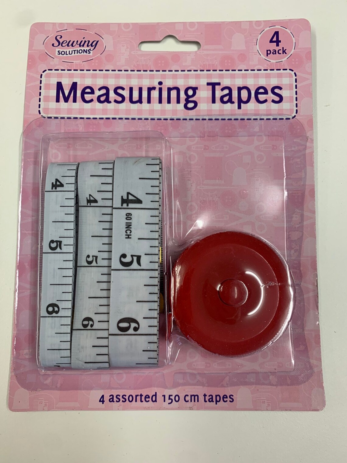 Dress Makers Tape Measure 60 Inches, 150cm Long and Pack of 4 Tape ...