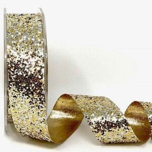 Sparkle Glitter Christmas Ribbon - Etsy