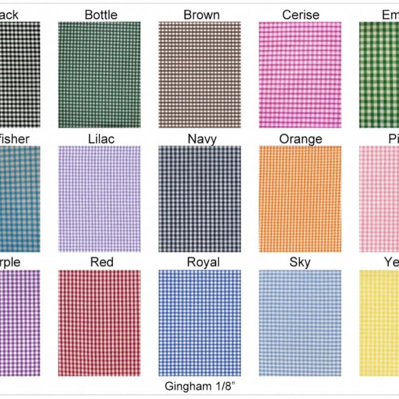 1/8 in Gingham - Etsy UK