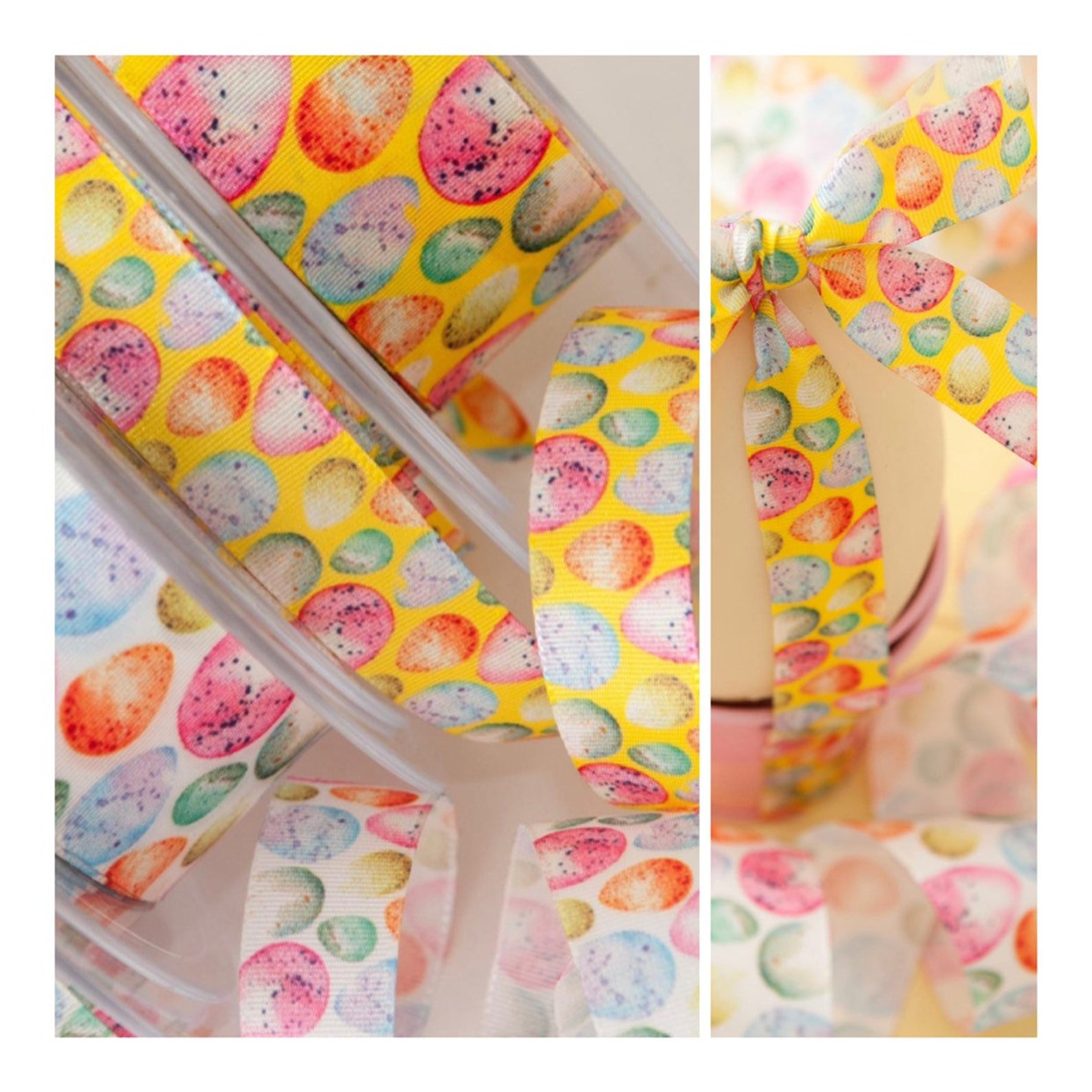 Various Easter Ribbons. Egg Hunt Ribbon. Chevron Ribbon. Daisy | Etsy