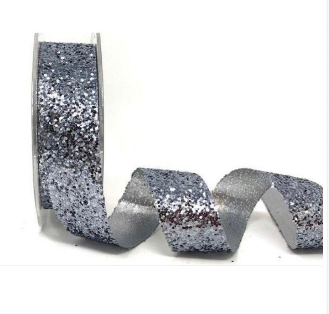 Sparkle Glitter Christmas Ribbon - Etsy