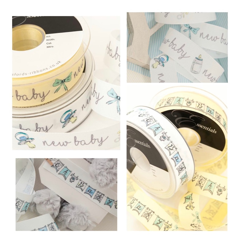 Baby Celebration Ribbon Baby Shower Ribbon Mum to Be and - Etsy