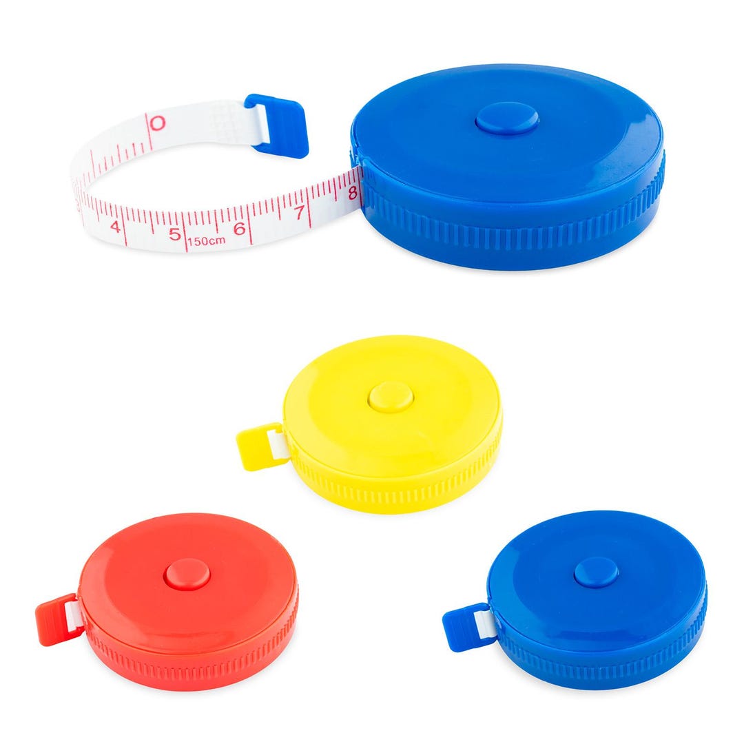 Retractable Rotary Spring Tape Measure. 2 Inches (5cm) Wide. 60 Inch ...