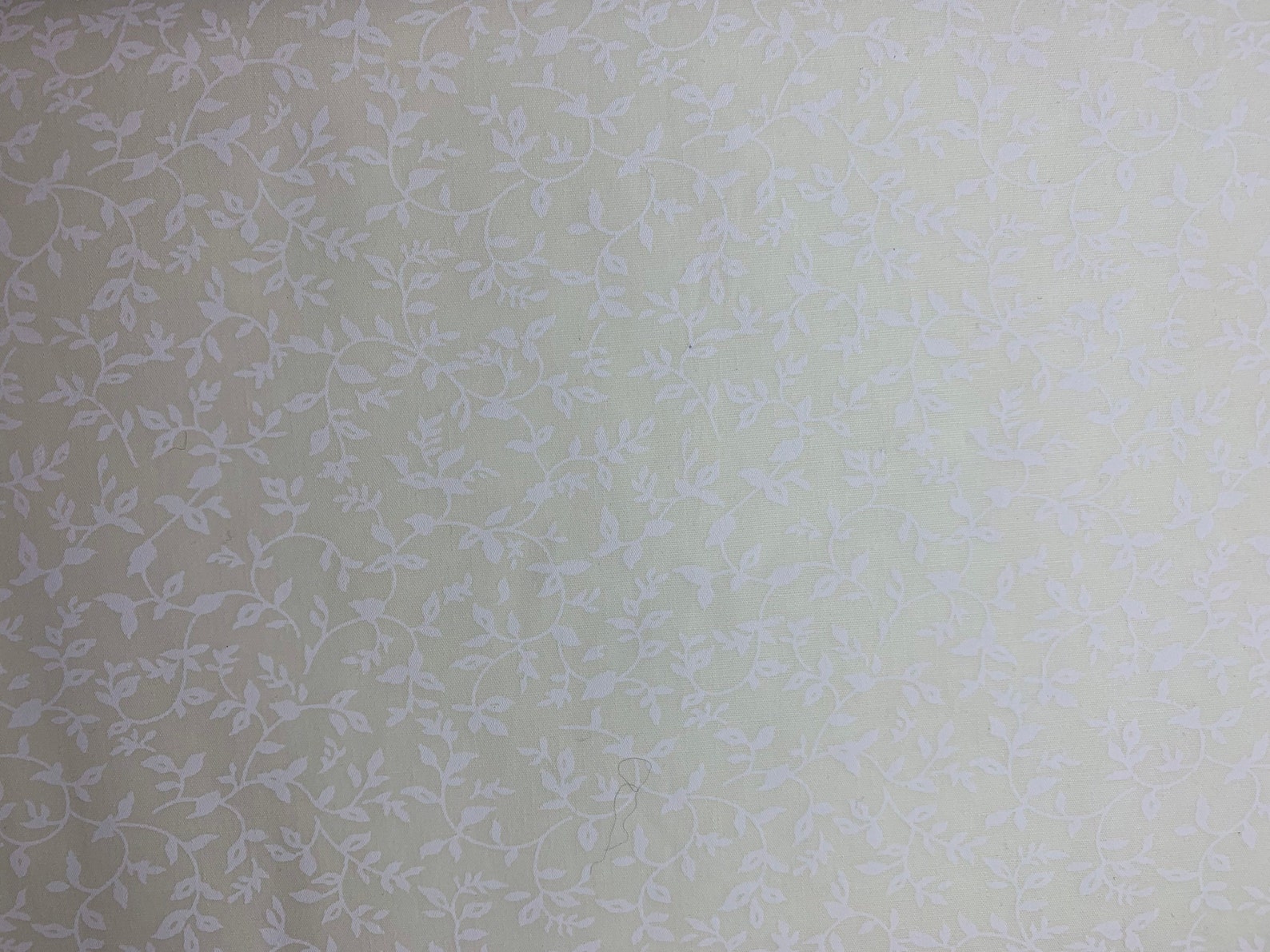100% Cotton Fabric Classic White Designs on White, Cream and Beige ...