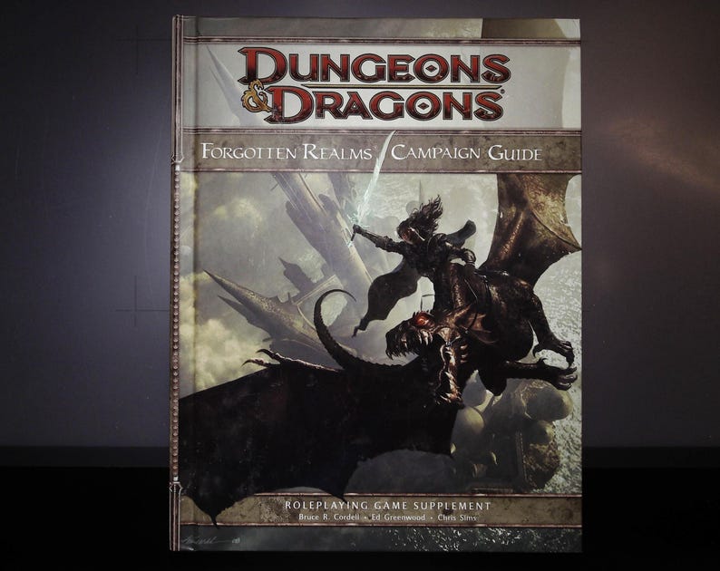 Forgotten Realms Campaign Guide Dungeons and Dragons - Etsy