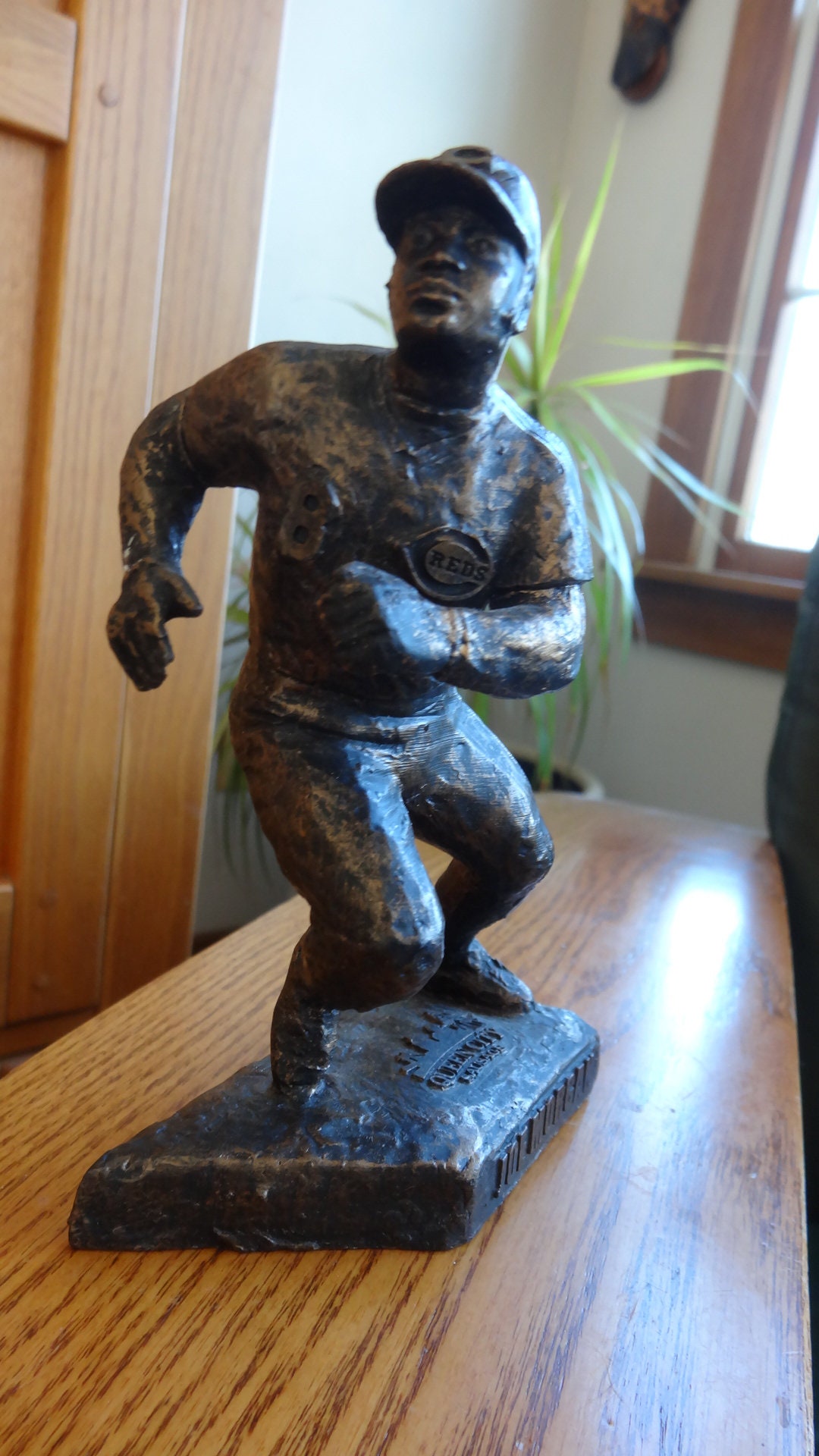 Cincinnati Reds Joe Morgan MLB Major Baseball Team Bronze Ceramic ...