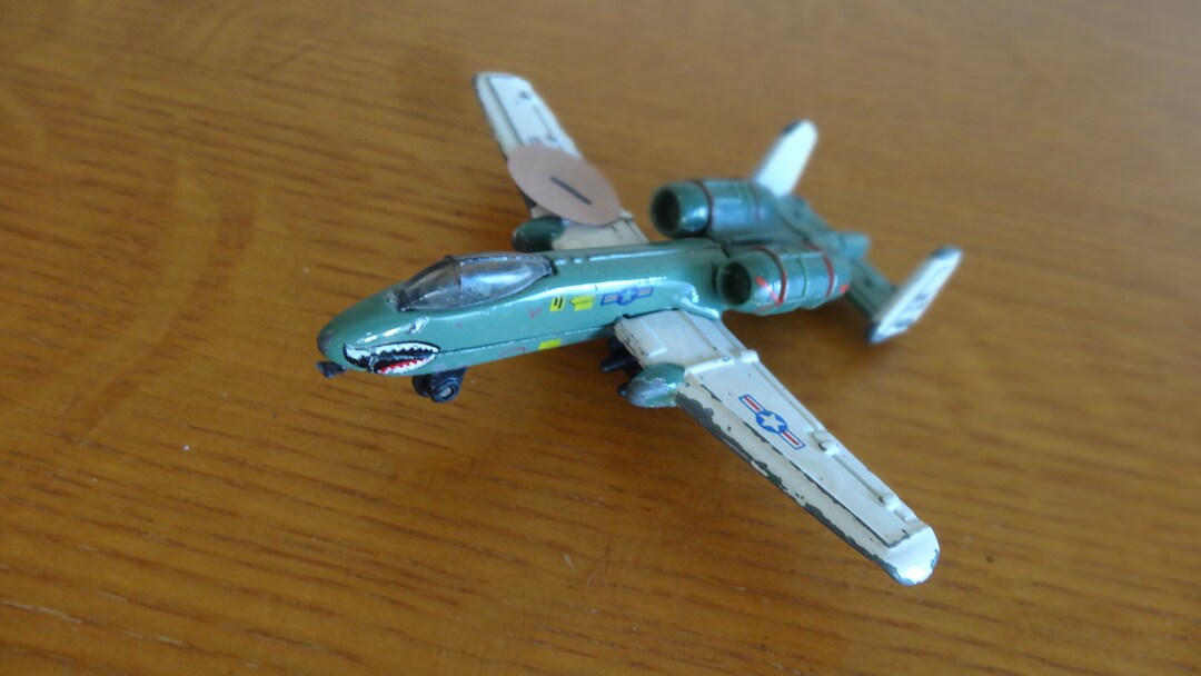 Vintage Tiny Fighter 11372 Plane Jet Airplane Aviation Collector Toys ...