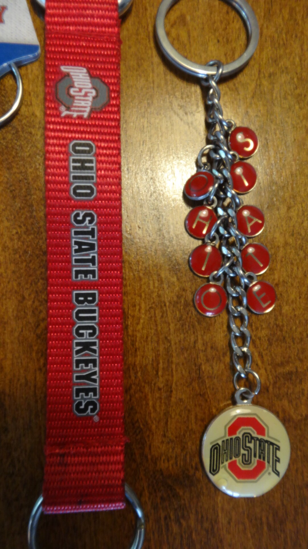 3 Different OHIO STATE University Columbus Oh Buckeyes Red White Letter ...