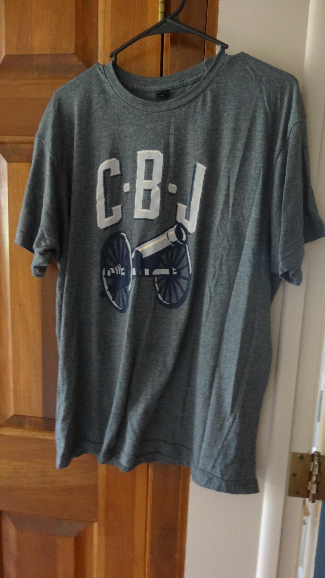 Columbus Blue JACKETS CBJ Ice Hockey Souvenir Gray Blue Red XL Short ...