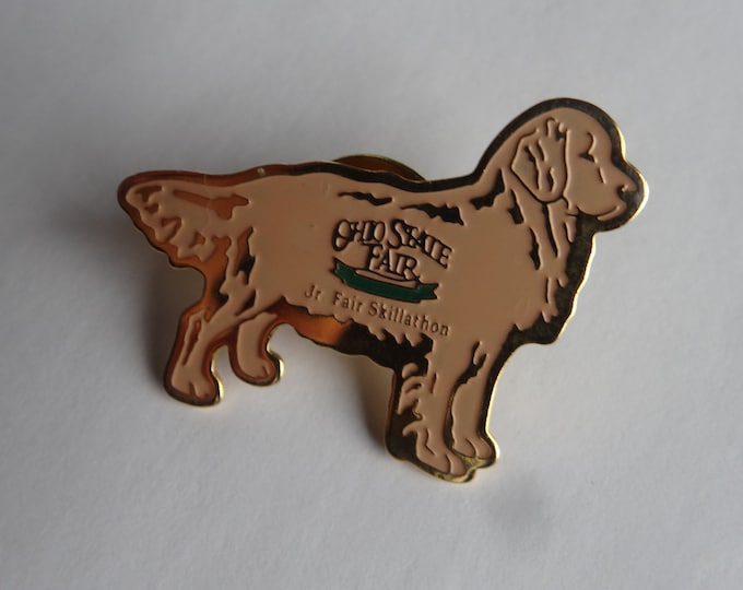 Dog Golden Retriever Ohio State Fair Jr. Skillathon Small Collectible ...