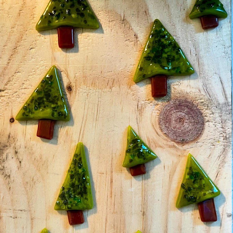 Fused Glass Magnets - Etsy