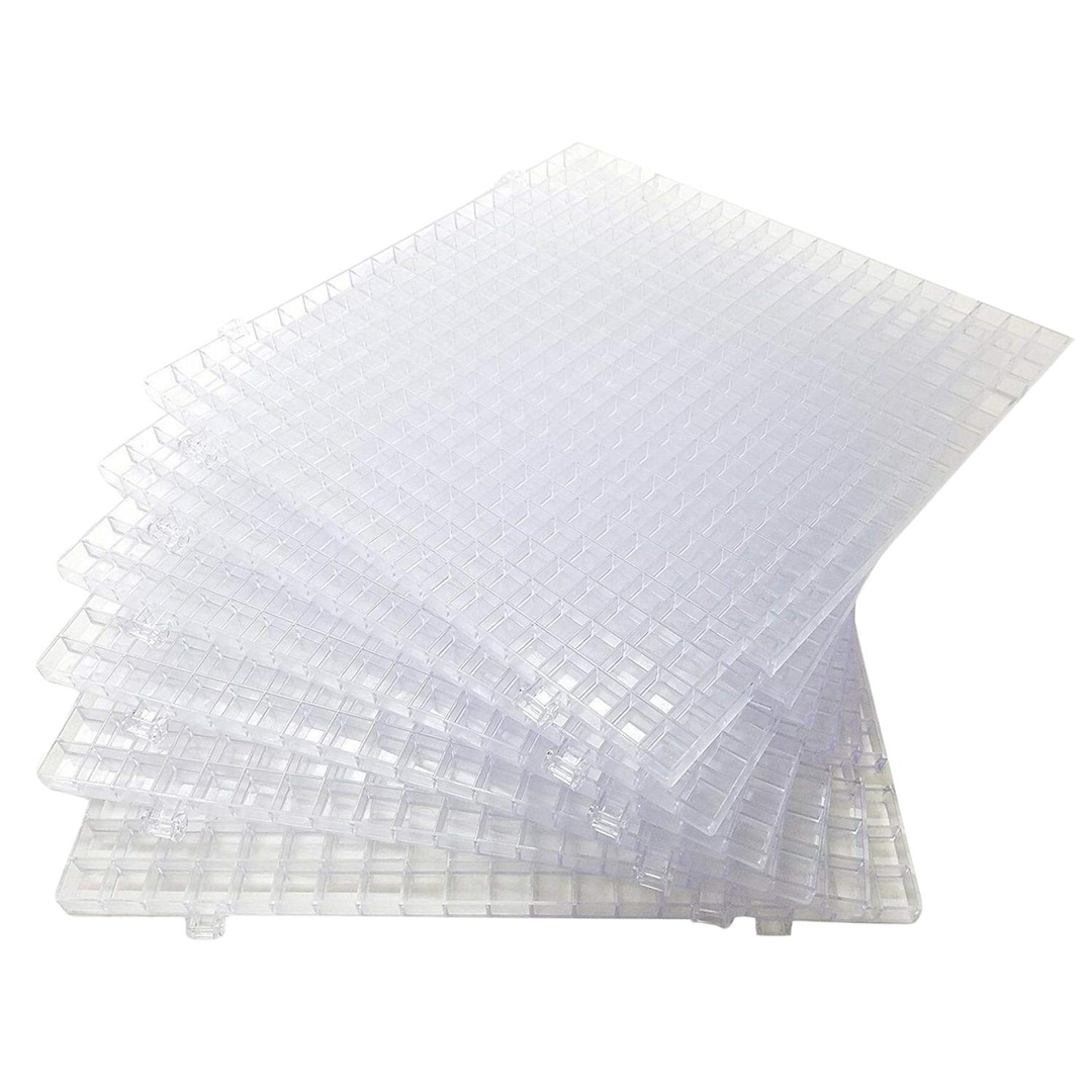 Waffle Cutting Grid Stained Glass Clear Supplies Board Morton (12x12 ...
