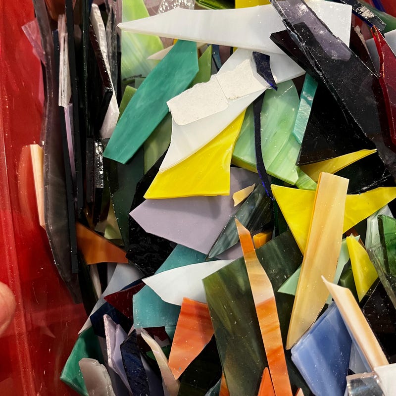 Stained Glass Shards - Etsy