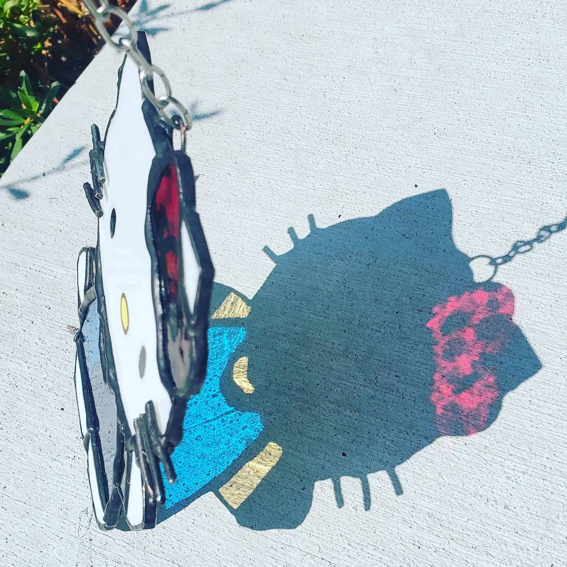 Hello Kitty Suncatcher Stained Glass Art - Etsy