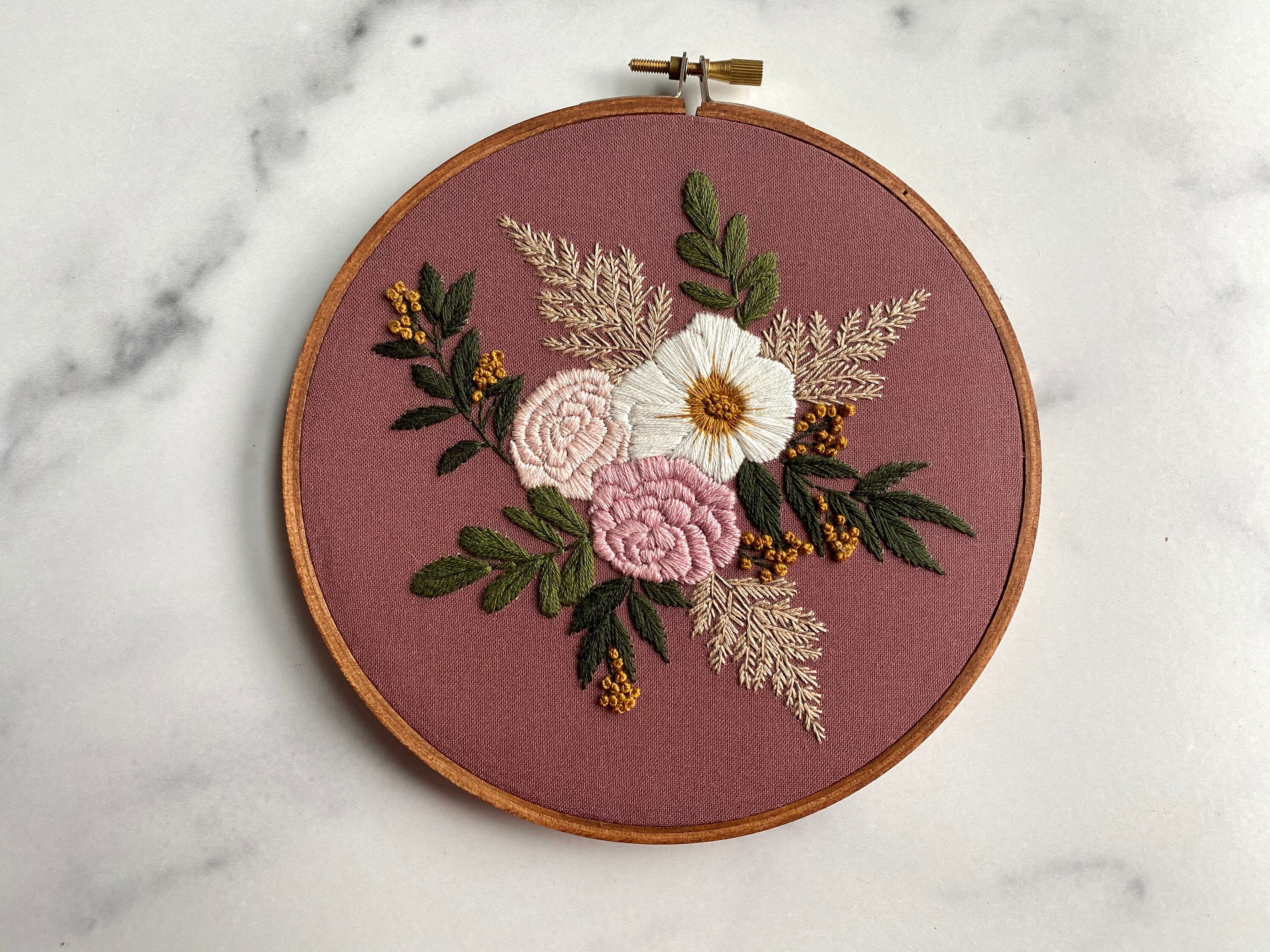 Embroidery Kit Beginner Embroidery Hoop Art Hand Embroidery | Etsy