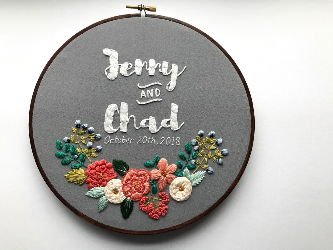 Hand Embroidery Kit Beginner Embroidery Kit DIY Kit Gift for Her ...