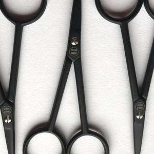 Black Embroidery Scissors, Craft Scissors, Multipurpose Scissors, Black ...
