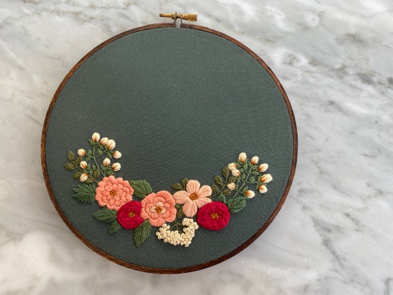 Embroidery Hoop Art Beginner Embroidery Kit Gift for Women - Etsy UK