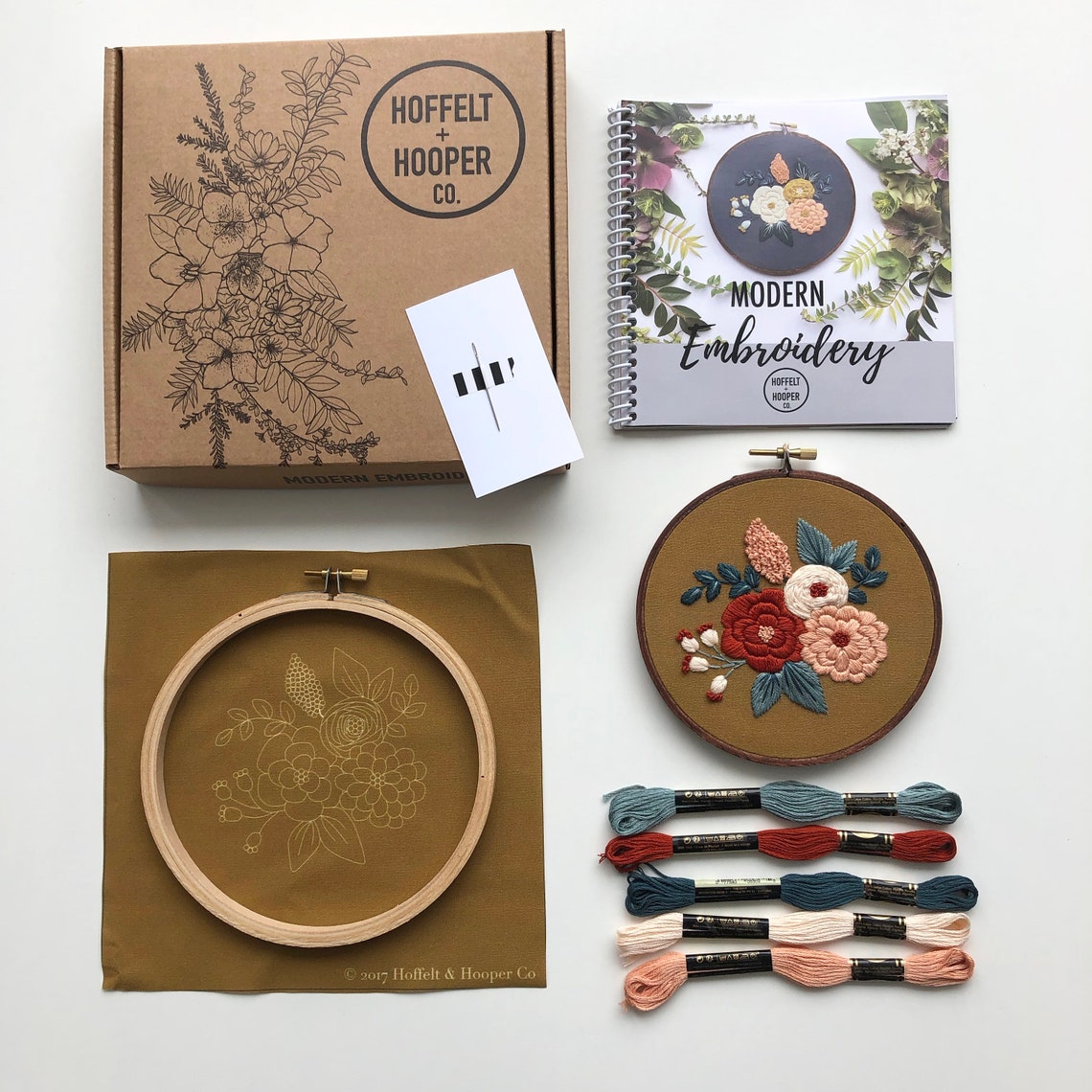 DIY Embroidery Kit Embroidery Design Beginner Kit Hoop Art | Etsy