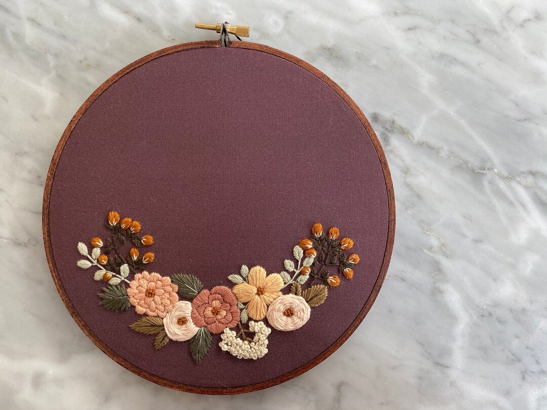 Hand Embroidery Kit Beginner Embroidery Kit DIY Kit Gift for Her ...