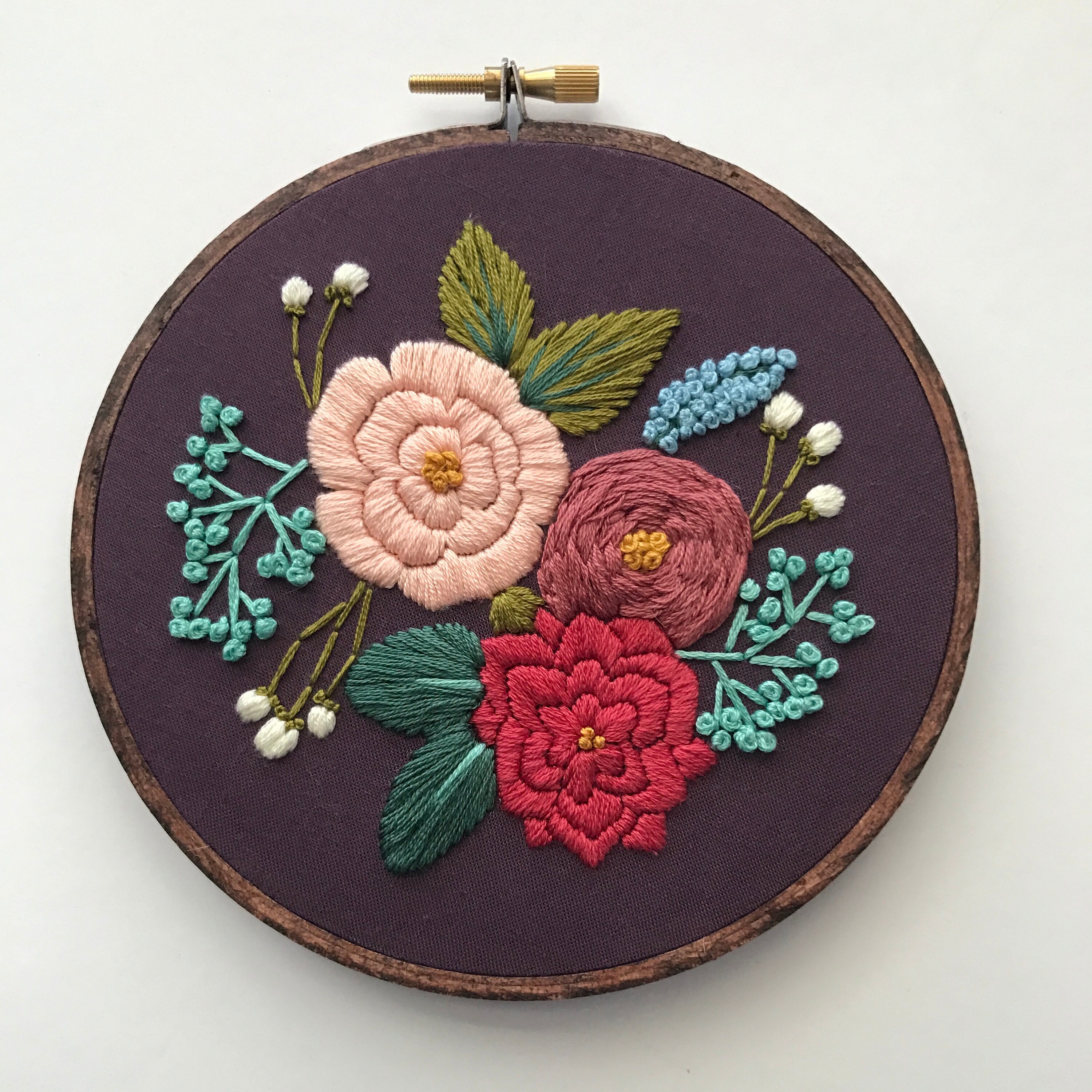 Hand Embroidery Kit Beginner Embroidery Kit Modern Hand | Etsy