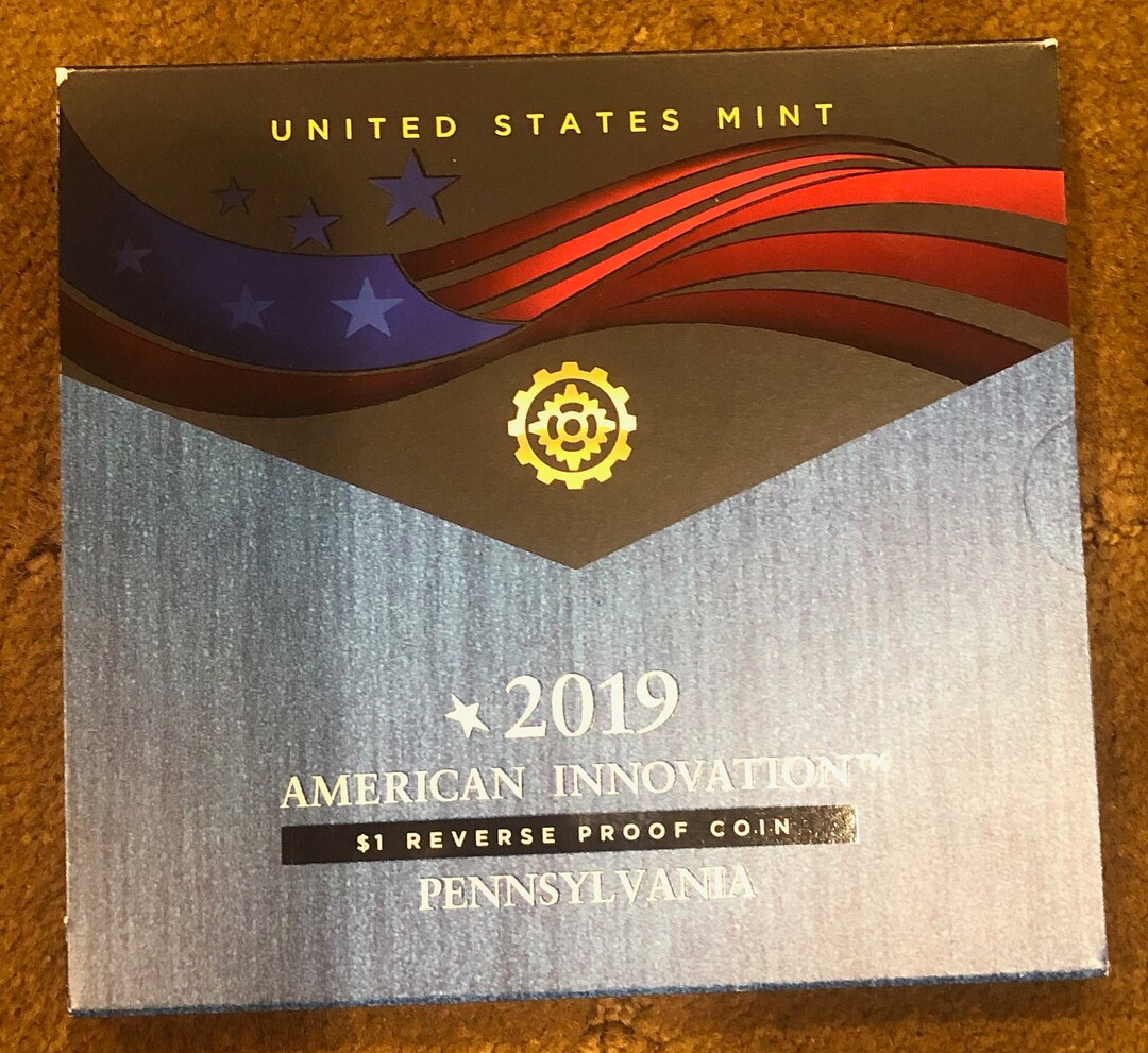 American Innovation 2019 One Dollar Reverse Proof Coin - Pennsylvania ...