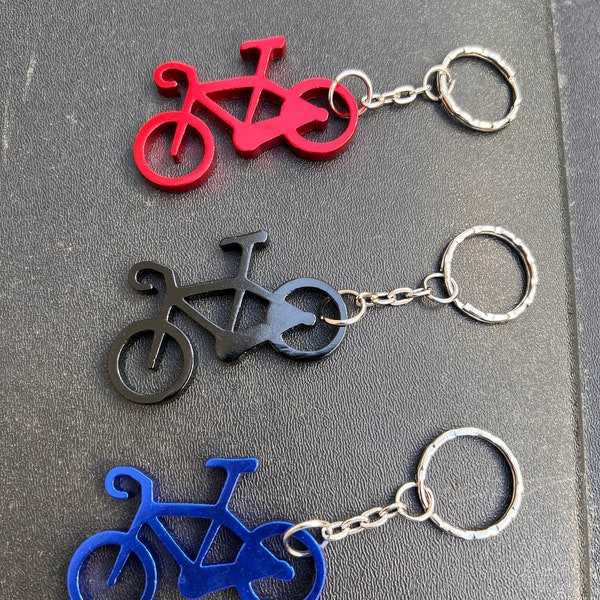 Bicycle Keychain - Etsy