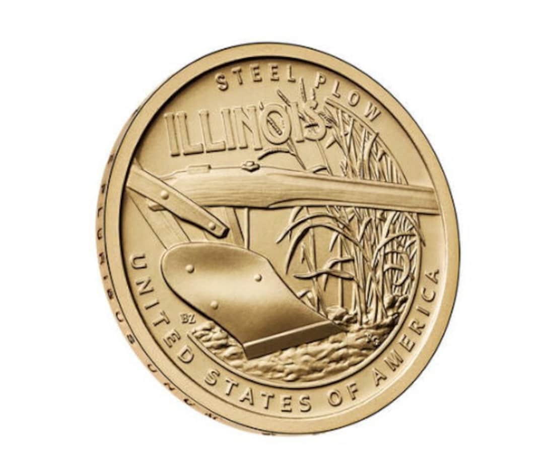 1-roll Illinois American Innovation 2024 One Dollar Coin - Illinois ...
