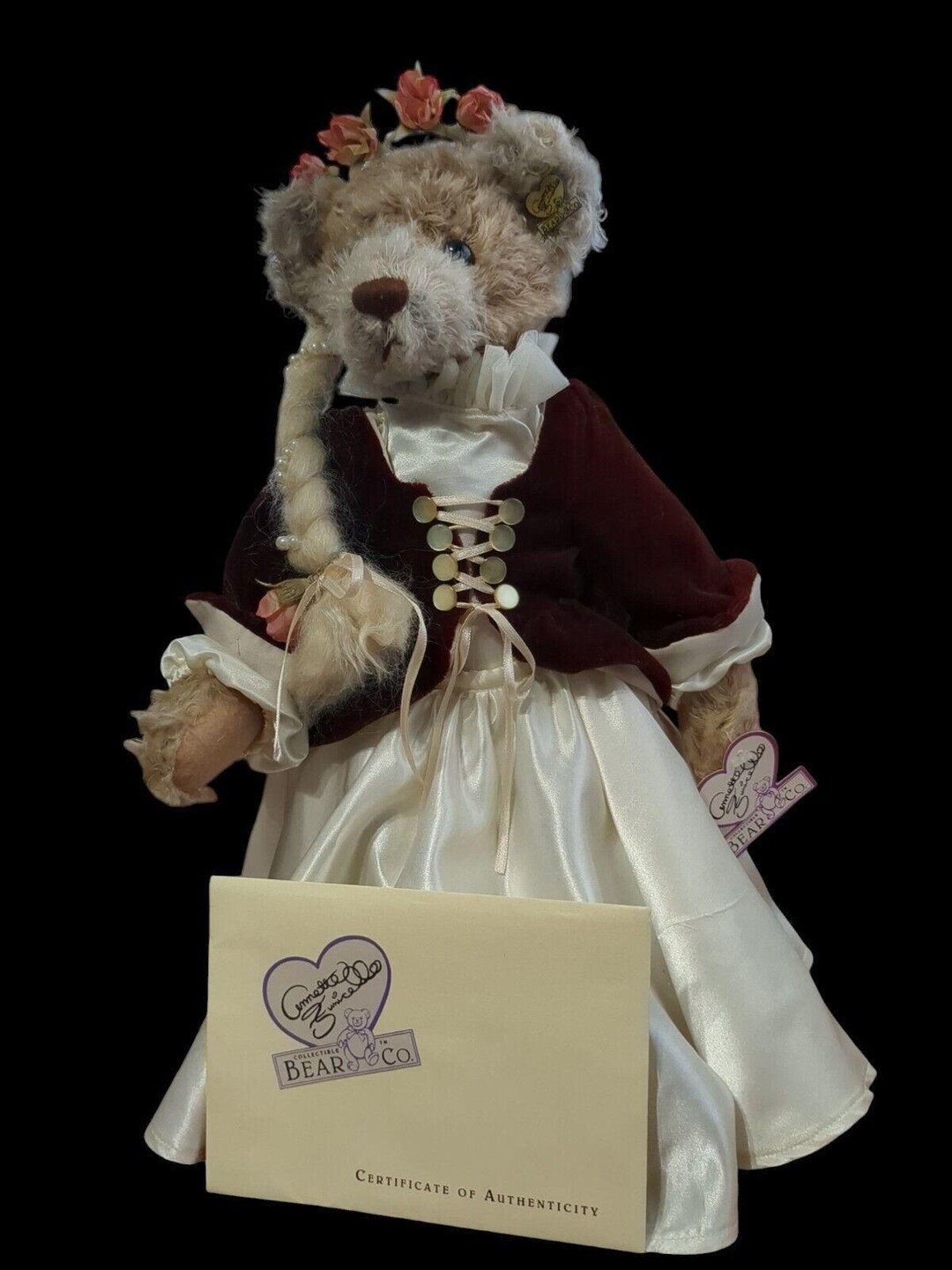 Rapunzel Teddy Bear Annette Funicello Collectible 17" Original With ...